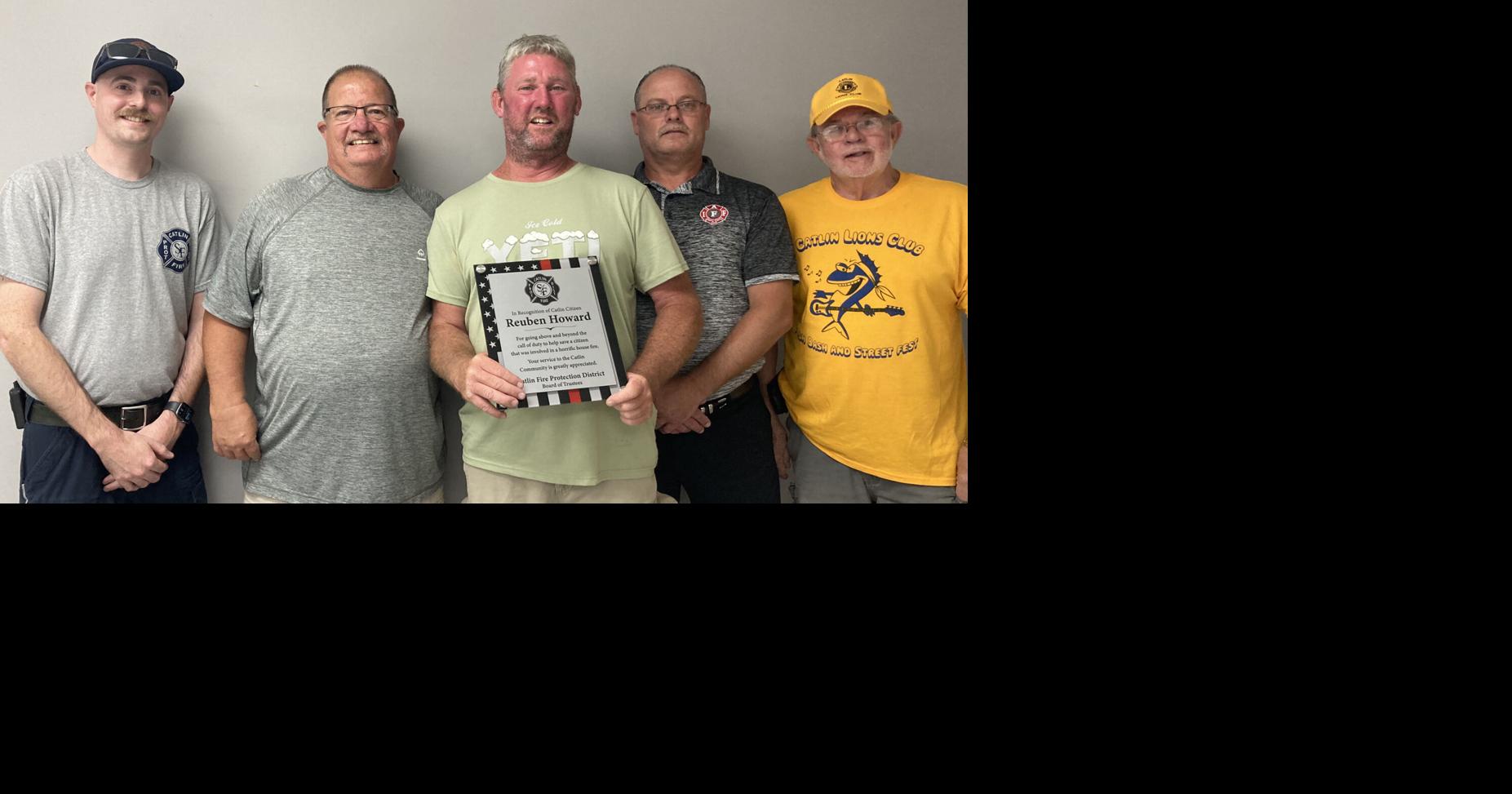 Catlin man lauded for saving man whose house was burning | Courts ...