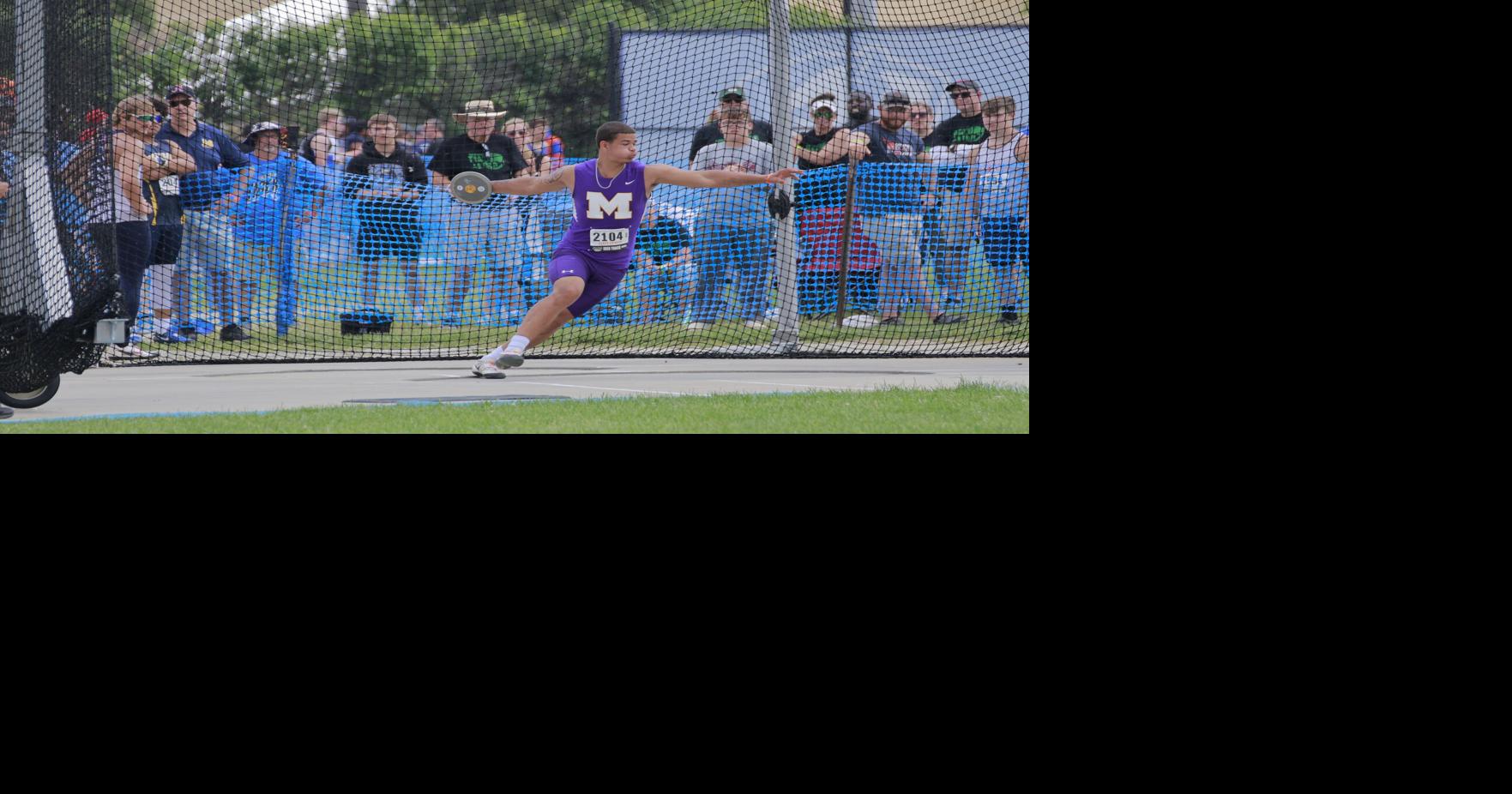 Monticello’s Forman breaks 2A state discus record, enters final as ...