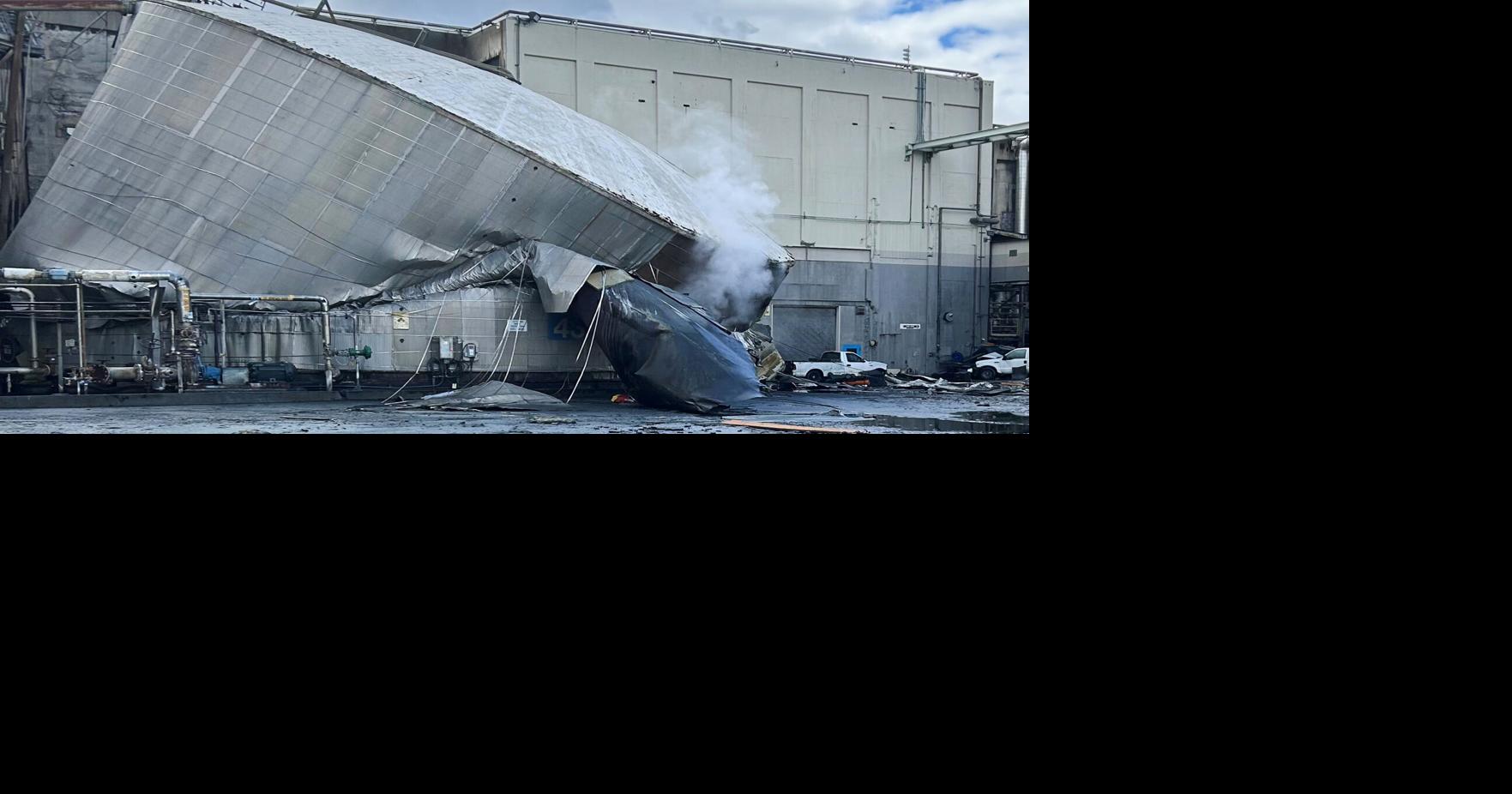 At least 1 dead, 9 others missing in chemical tank implosion at ...