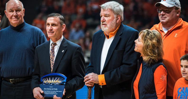 Dave Downey reception at State Farm Center | | news-gazette.com