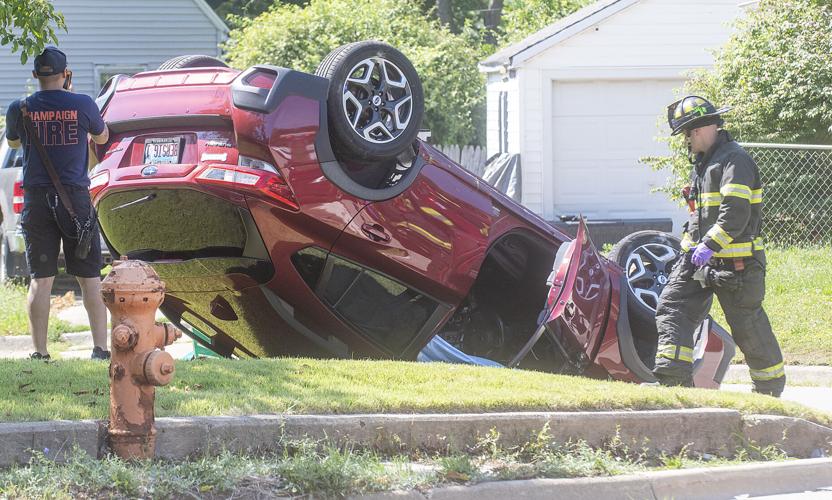 One person hospitalized for observation after two-car crash leaves ...