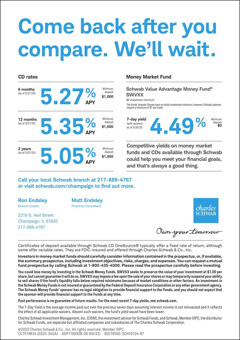 Charles Schwab.pdf | Local Offers | news-gazette.com