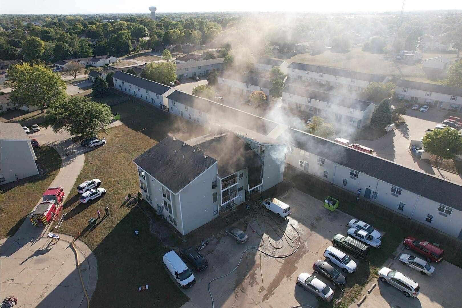 Residents of Champaign apartment building involved in Sunday fire ...