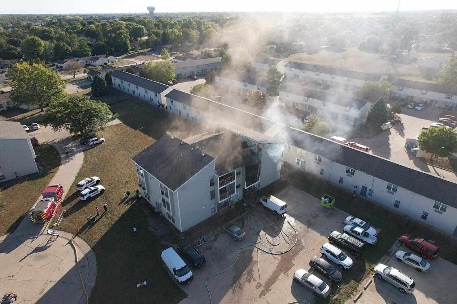 Residents of Champaign apartment building involved in Sunday fire ...