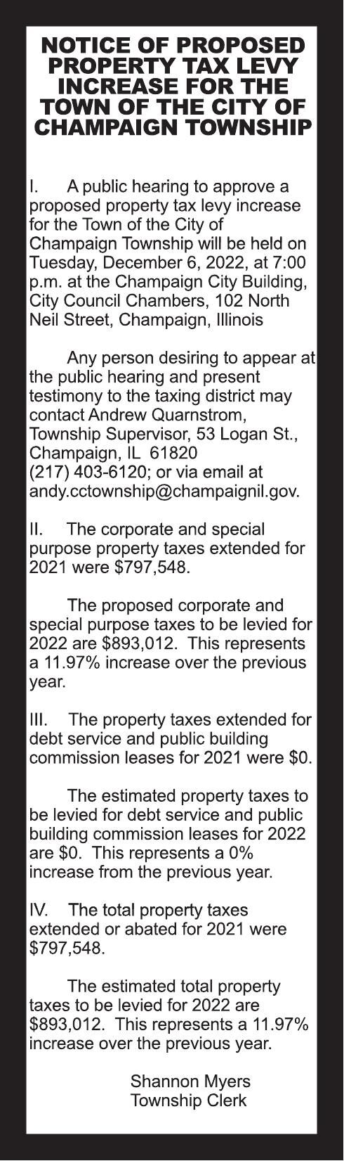 CITY OF CHAMPAIGN TOWNSHIP.pdf | Local Offers | news-gazette.com