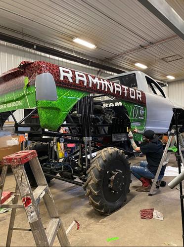 That's a wrap: Hall Brothers truck on display at college football title ...