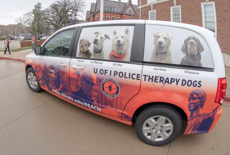 UI police therapy dogs finding new ways to help | Courts-police-fire ...