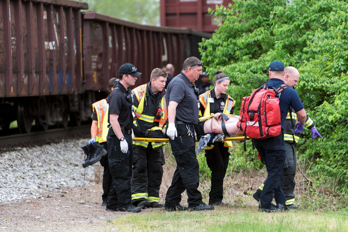 UPDATE: Pedestrian in hospital after being hit by train in Champaign ...