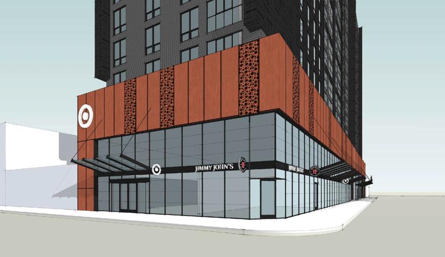 Renderings hint at Target being part of Hub on Campus high-rise | News ...