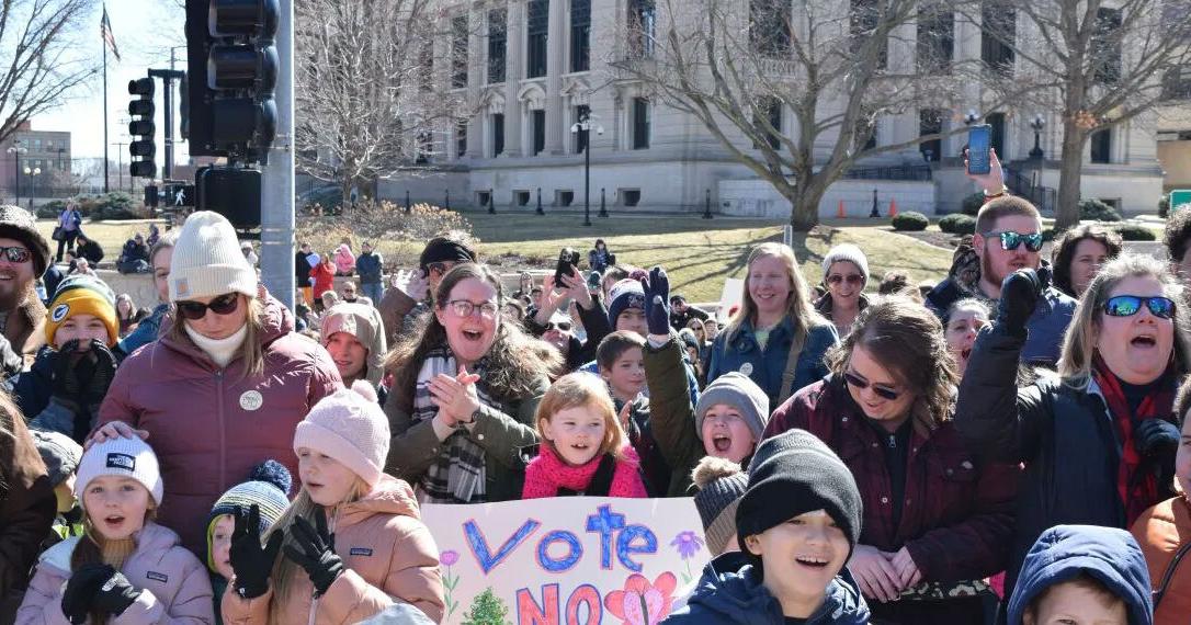 Capitol News Illinois | Hundreds rally at the Capitol to oppose ...
