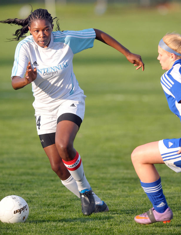 Girl's Soccer: Centennial vs. University High on 3/27/12 | Prep Sports ...