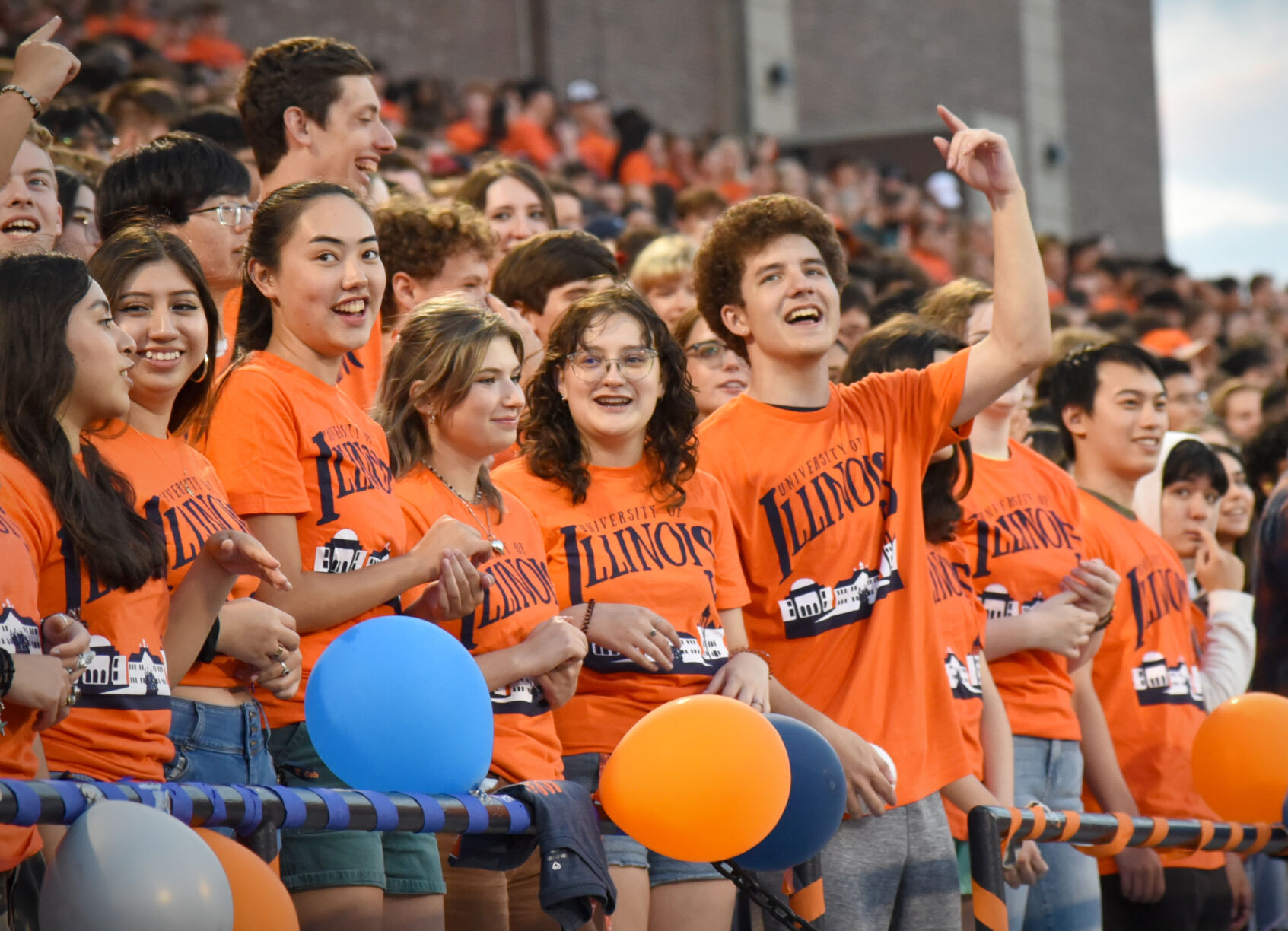 New students pack Memorial Stadium for Sights & Sounds event ...