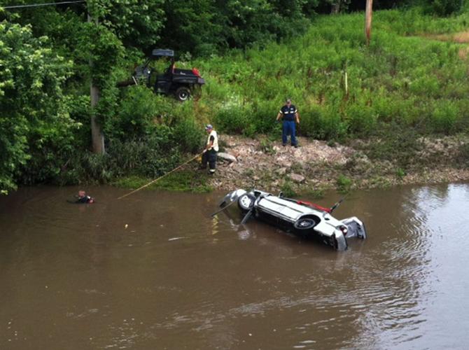 Mahomet police investigate car driven into river | News | news-gazette.com