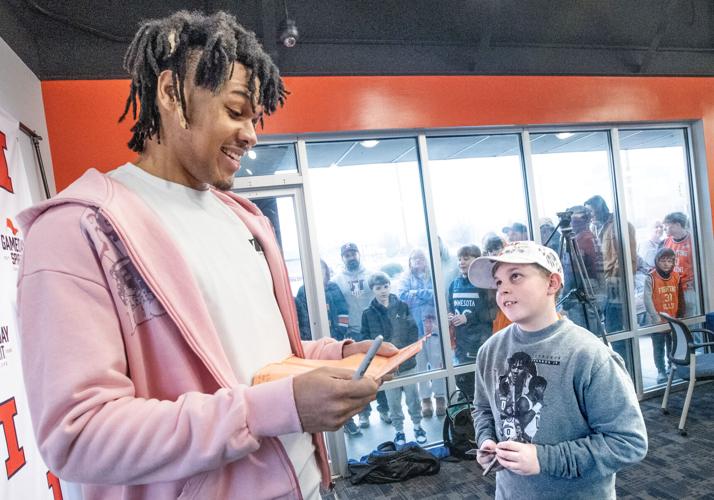 Illini great makes 11-year-old's day — and vice versa | News | news ...