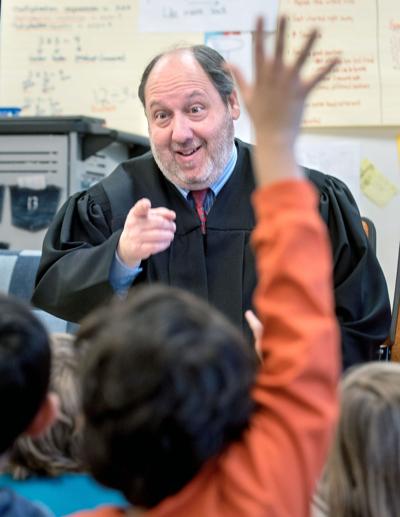 New judge fields tough questions during school visit | News | news ...