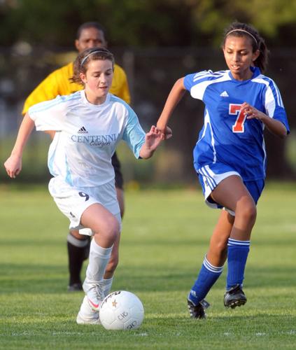 Girl's Soccer: Centennial vs. University High on 3/27/12 | Prep Sports ...