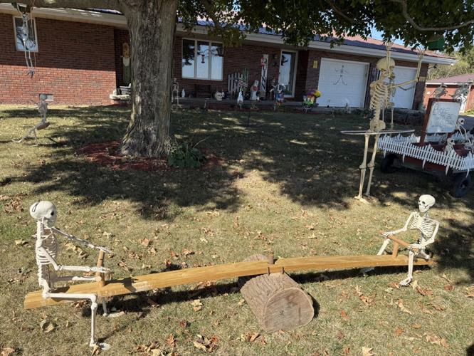 Chrisman skeleton display provides hauntingly good fun | News | news ...
