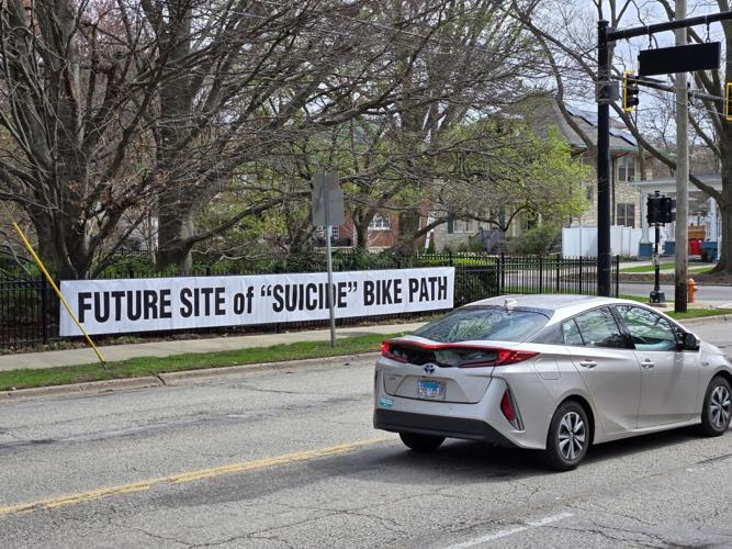 Sign added to neighborhood fight against IDOT plans for Prospect Avenue ...