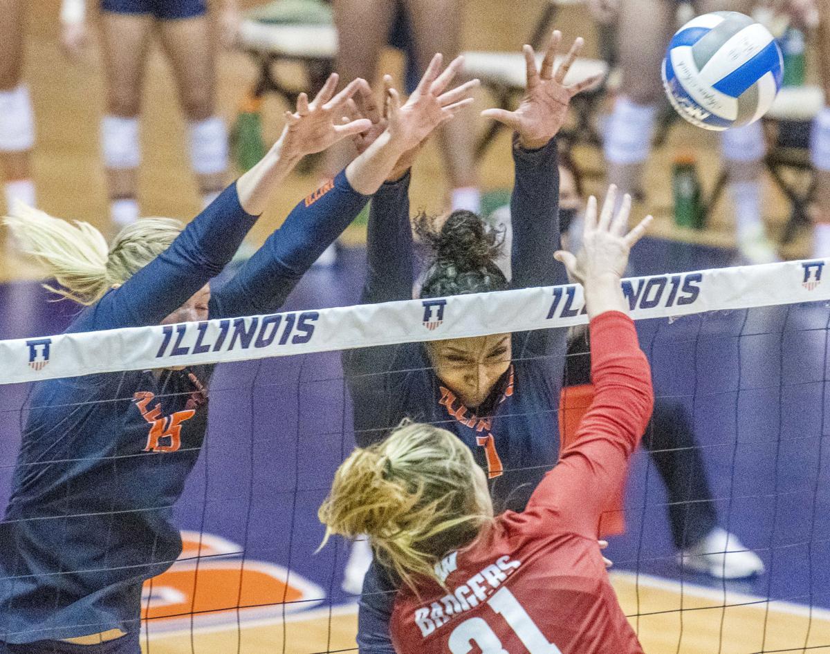 Illinois Volleyball vs. Wisconsin 1/29/21 | Multimedia | news-gazette.com