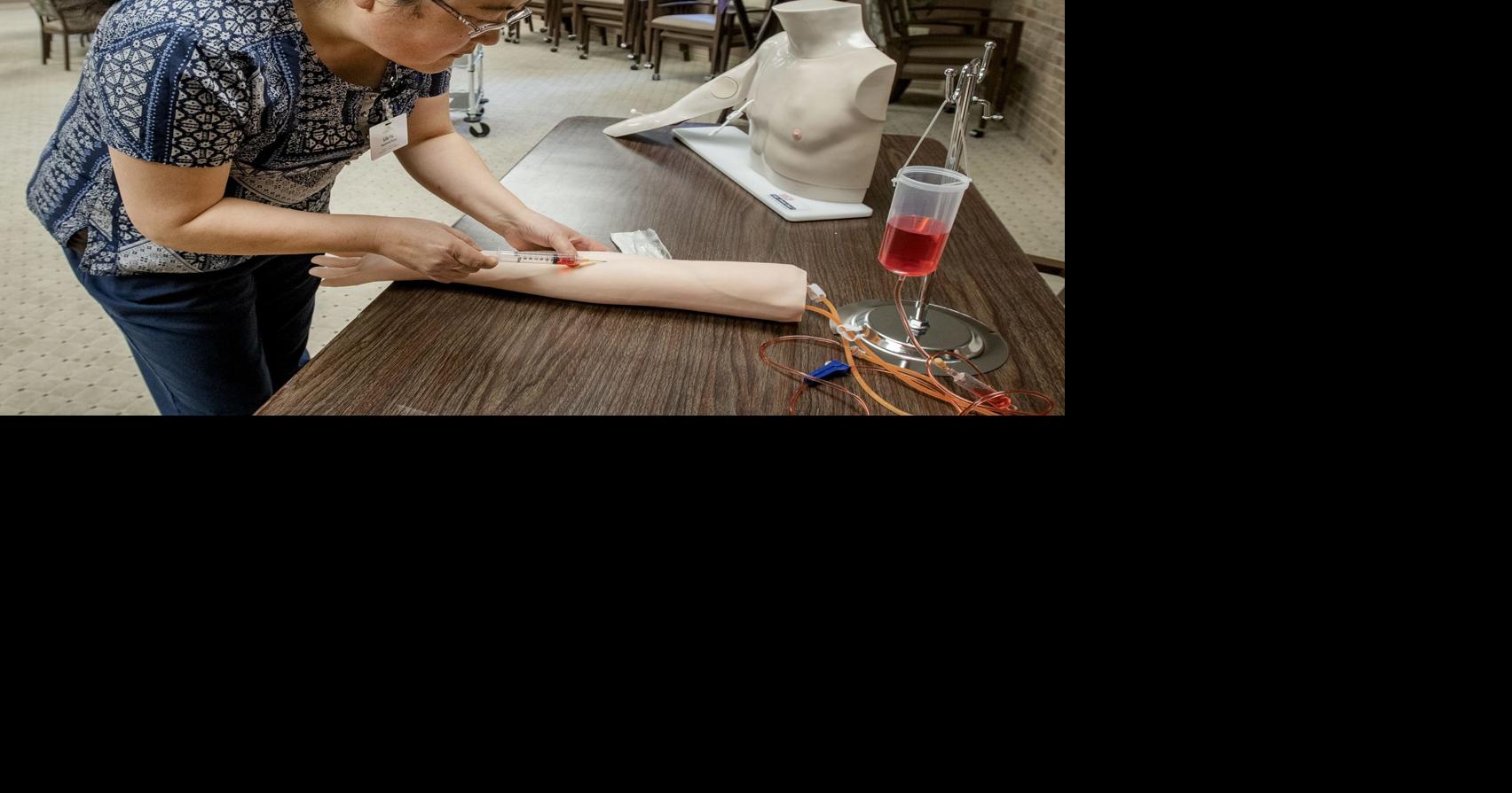 Simulation dummies helping train nurses at Clark-Lindsey Village | News ...