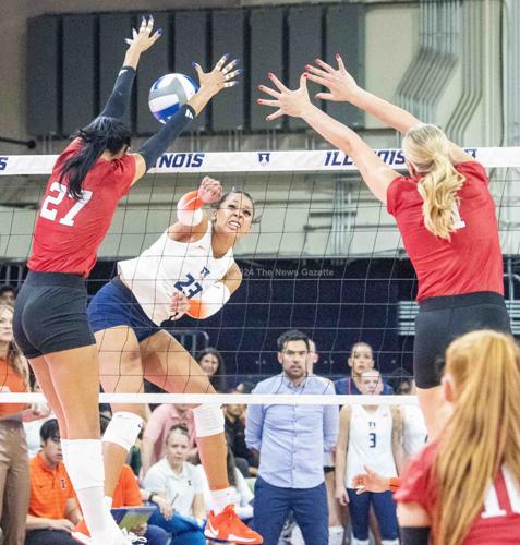 Cornhuskers cruise past Illini at Huff Hall | Sports | news-gazette.com