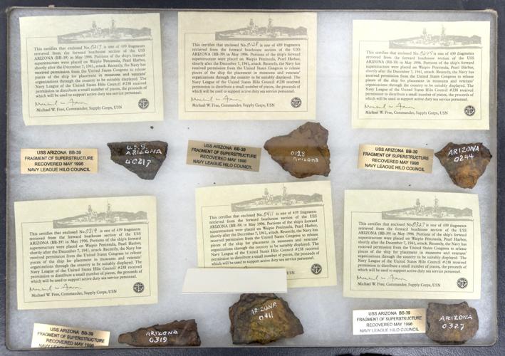 Pieces of famous ship highlight remembrance of Pearl Harbor attack ...