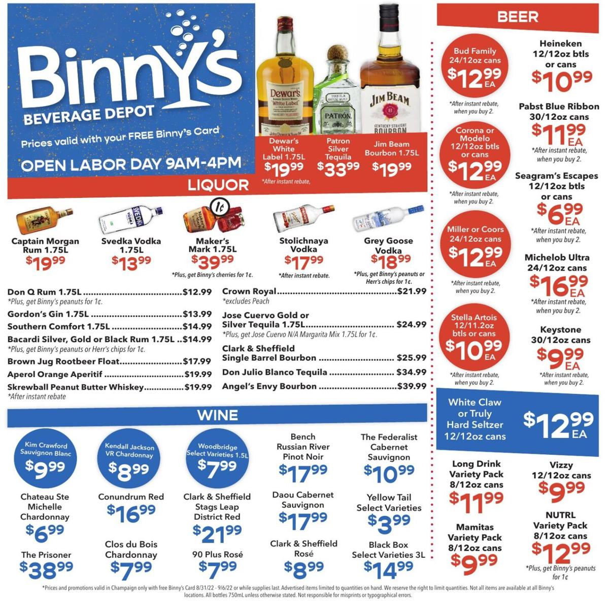 Binny's.pdf | Local Offers | news-gazette.com