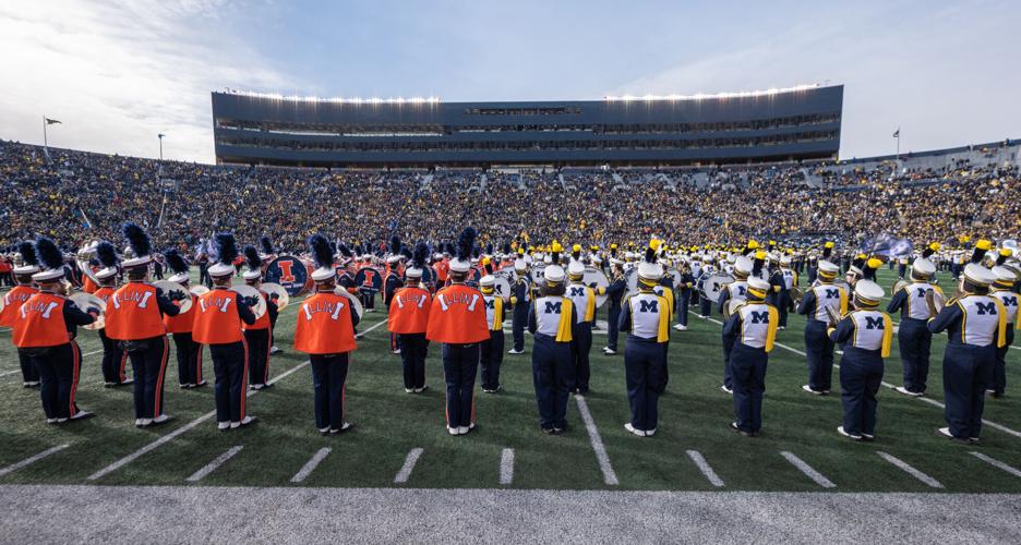PHOTO GALLERY: Marching Illini play The Big House | Sports | news ...
