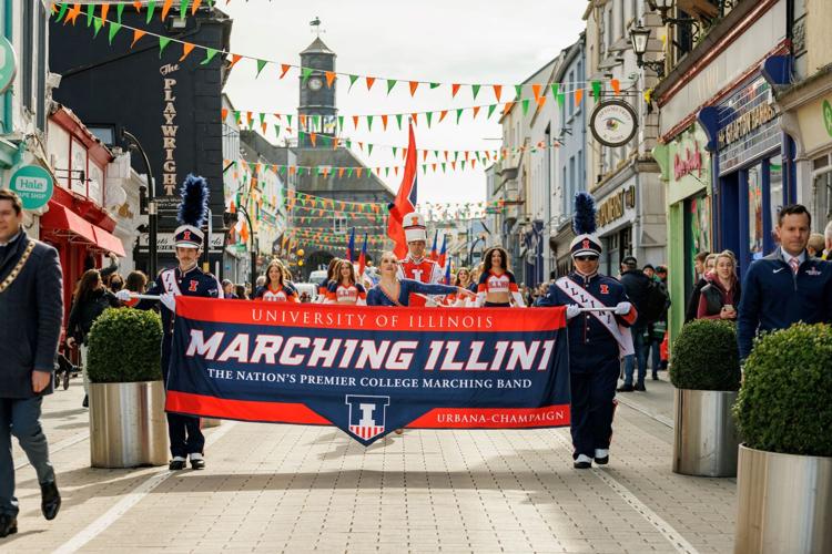 Marching Illini bringing orange and blue to Emerald Isle | University ...
