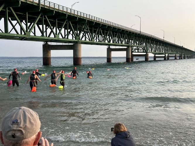 The Starting Line | Swimming across two great lakes | Health-fitness ...