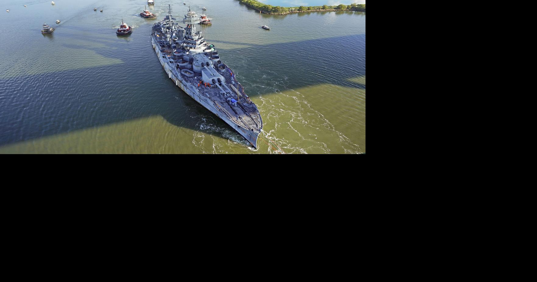 Leaky Battleship In Texas Completes Trip For 35m Repairs News
