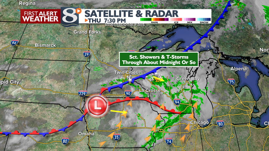 Severe Storms moving through the area -Bill Graul | Forecast | news8000.com