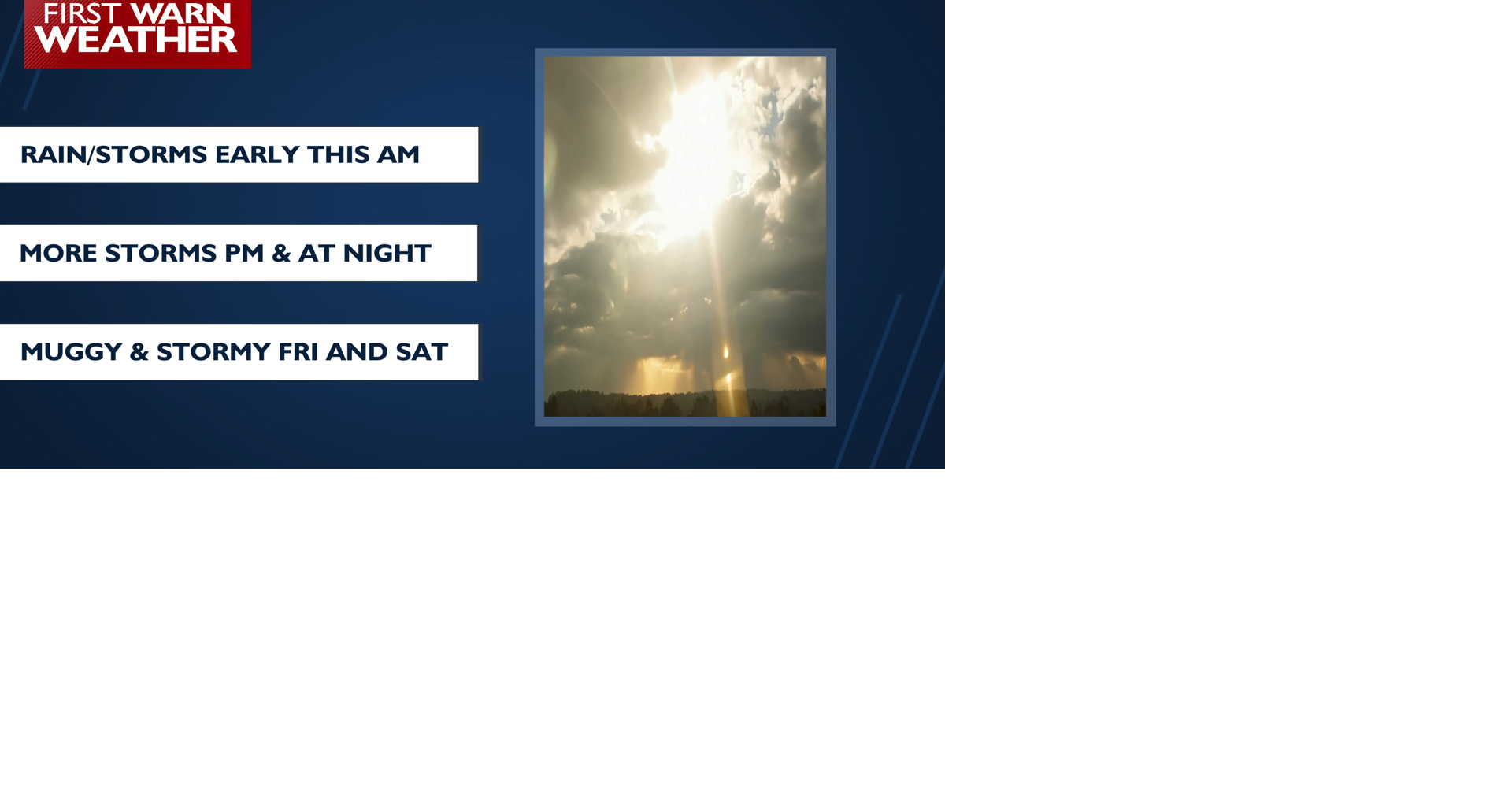 Heavy rainfall/thunder come to an end early Thursday morning | Forecast ...
