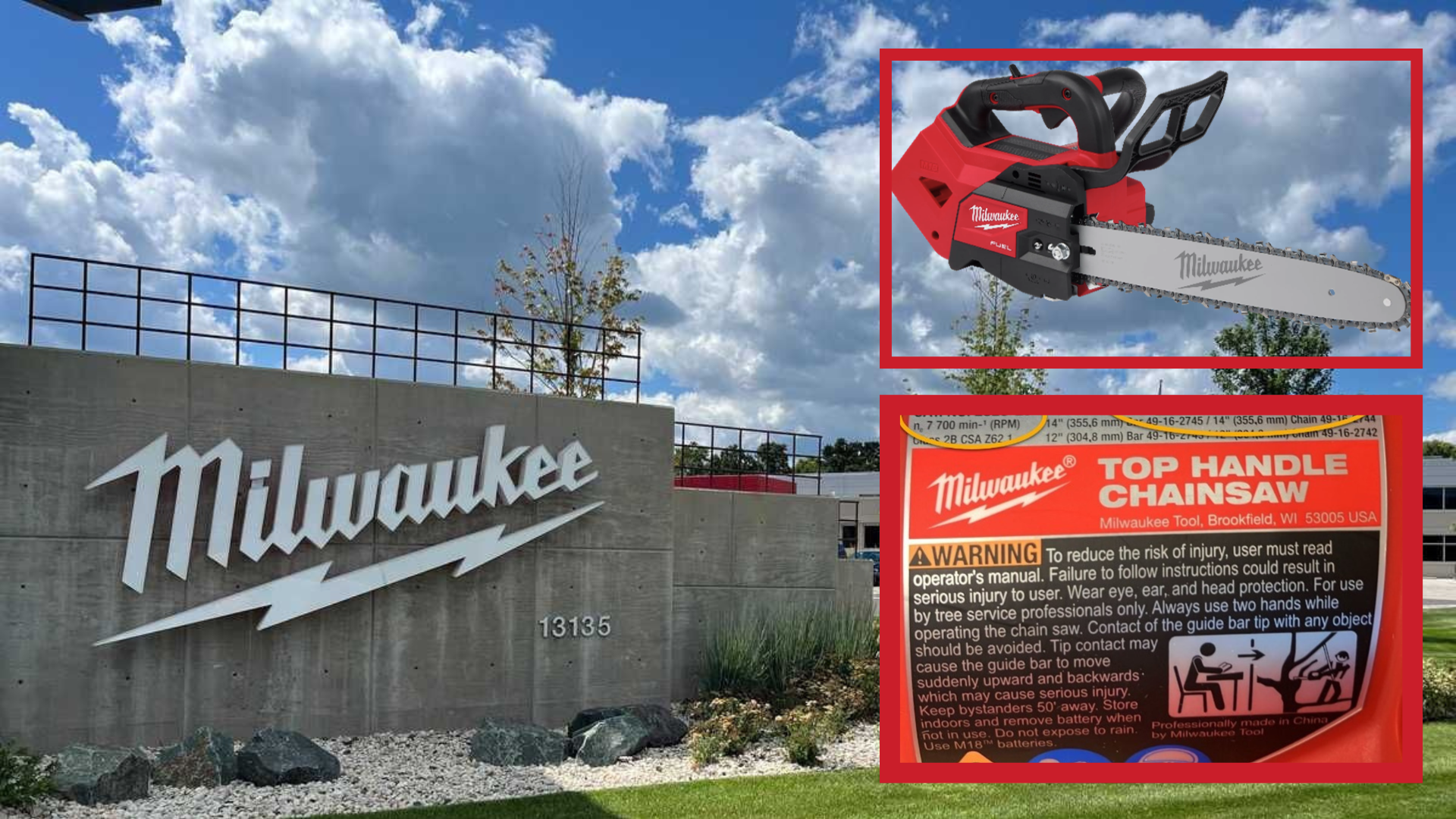 Milwaukee Tool recalls chainsaw over laceration hazard | Regional News | news8000.com