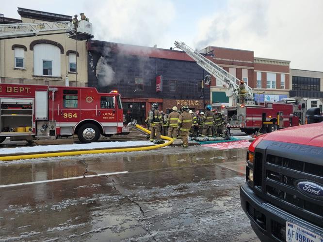 Ten people are displaced following a fire in downtown Tomah | Local ...