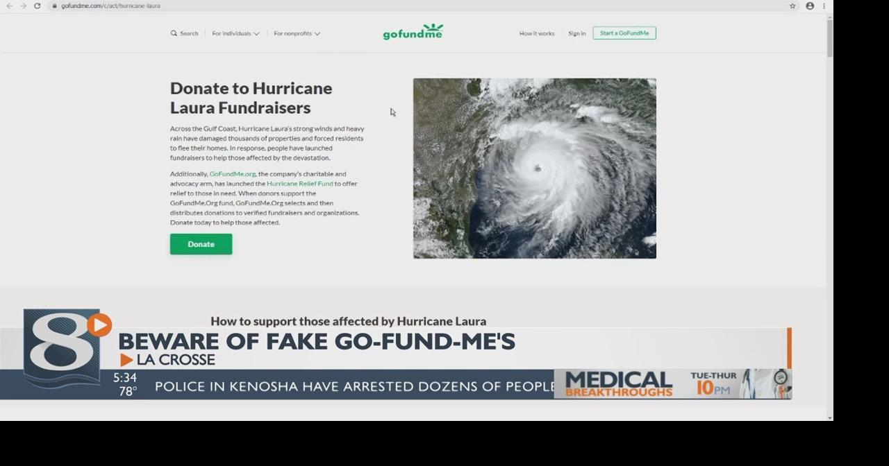 Beware of fake fundraising pages | Crime | news8000.com