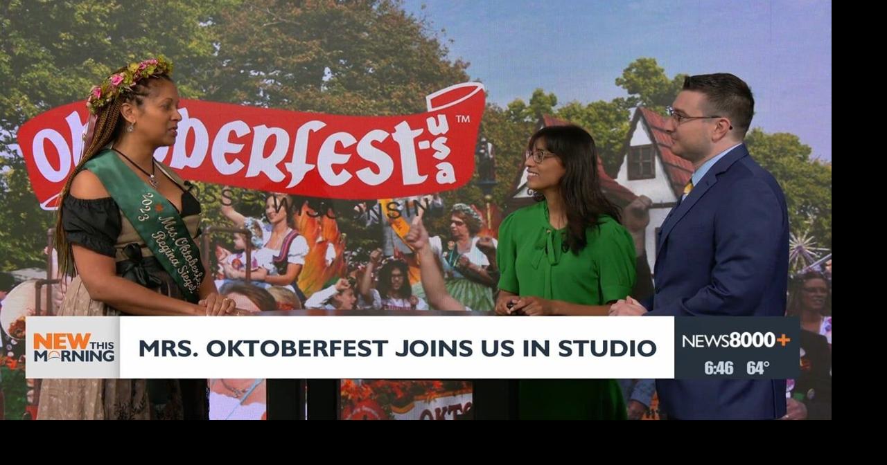 Mrs. Oktoberfest 2023 discusses her new duties with News 8 Now This ...