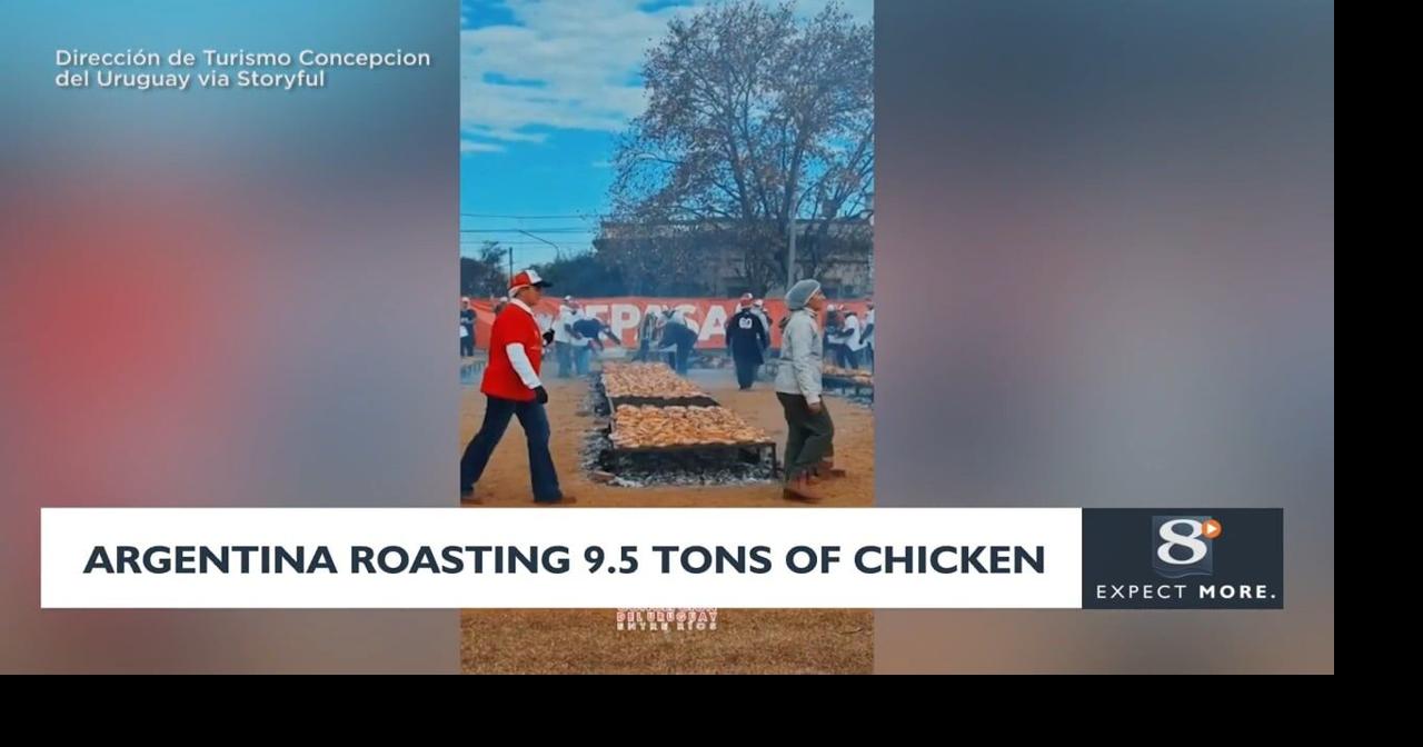 Argentina roasting 9.5 tons of chicken for charity event | News ...