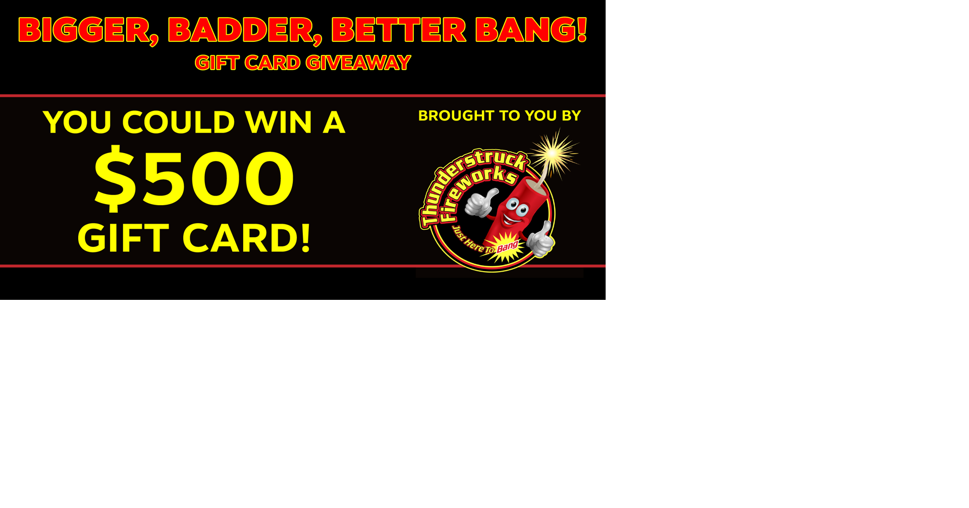 Bigger, Better, Bang Giveaway 2023 | Contests | news8000.com