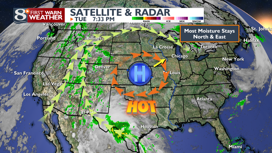 Very Mild & Muggy Tonight, Dangerous Heat on Wednesday | | news8000.com