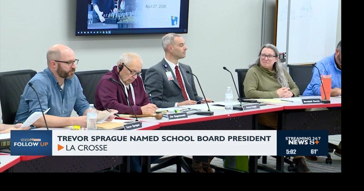 Trevor Sprague names school board president | News | news8000.com