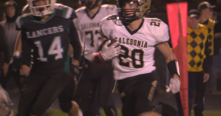 Caledonia football caps off perfect season with 44-14 win over La ...