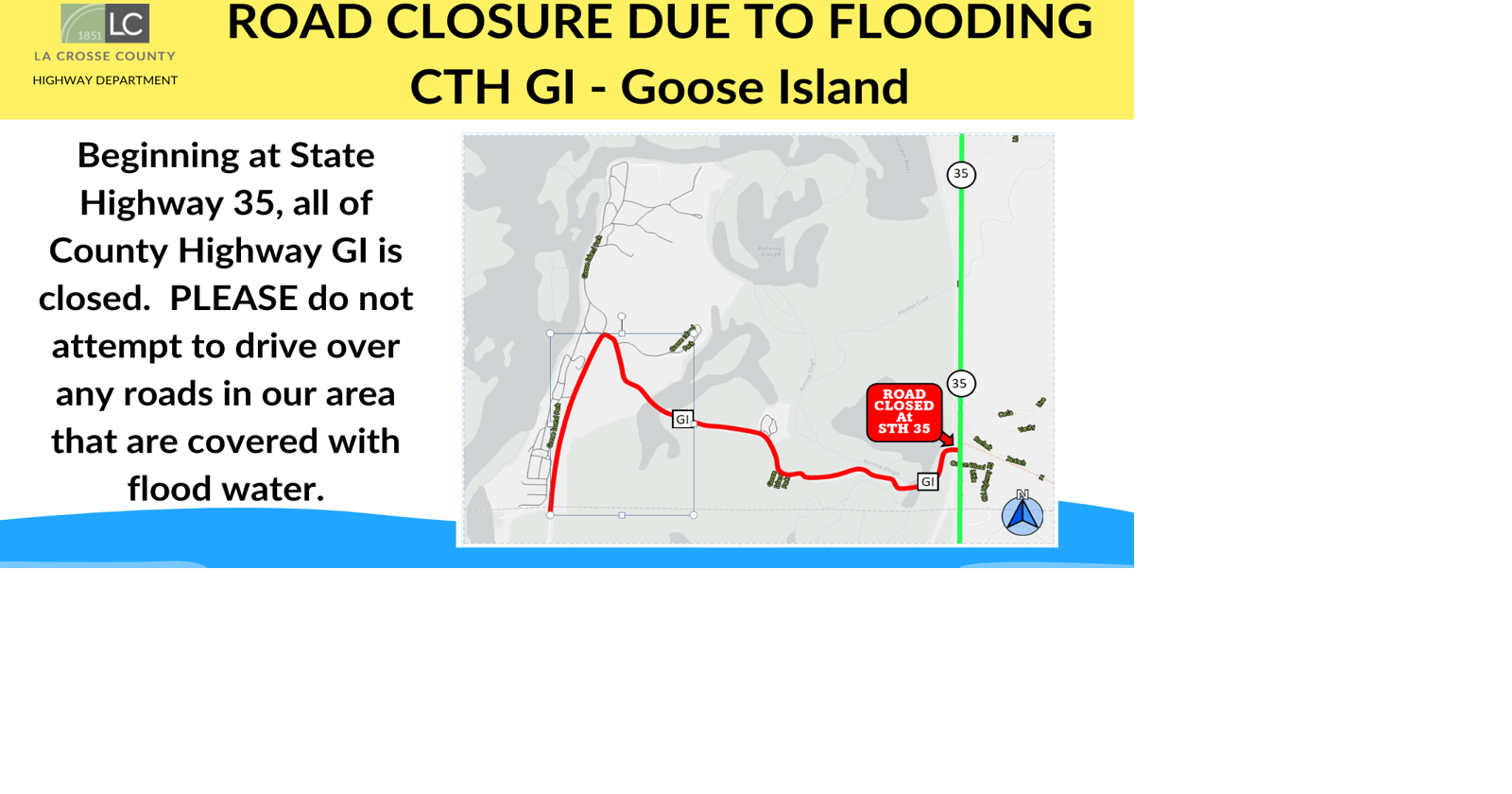 Flooding closes road leading to Goose Island Campground | Local News ...