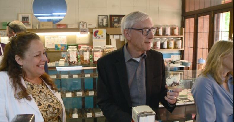 Gov. Evers grabs ice cream at The Sweet Shop during statewide tour ...