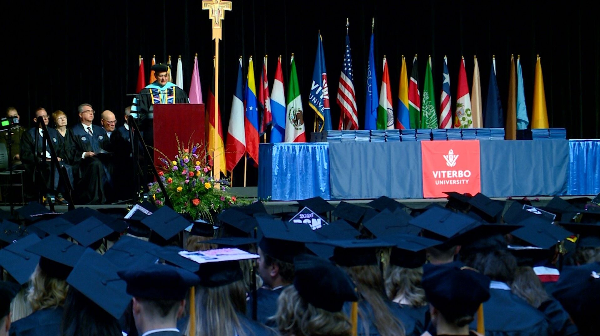 Viterbo University graduates walk the stage at spring commencement ...