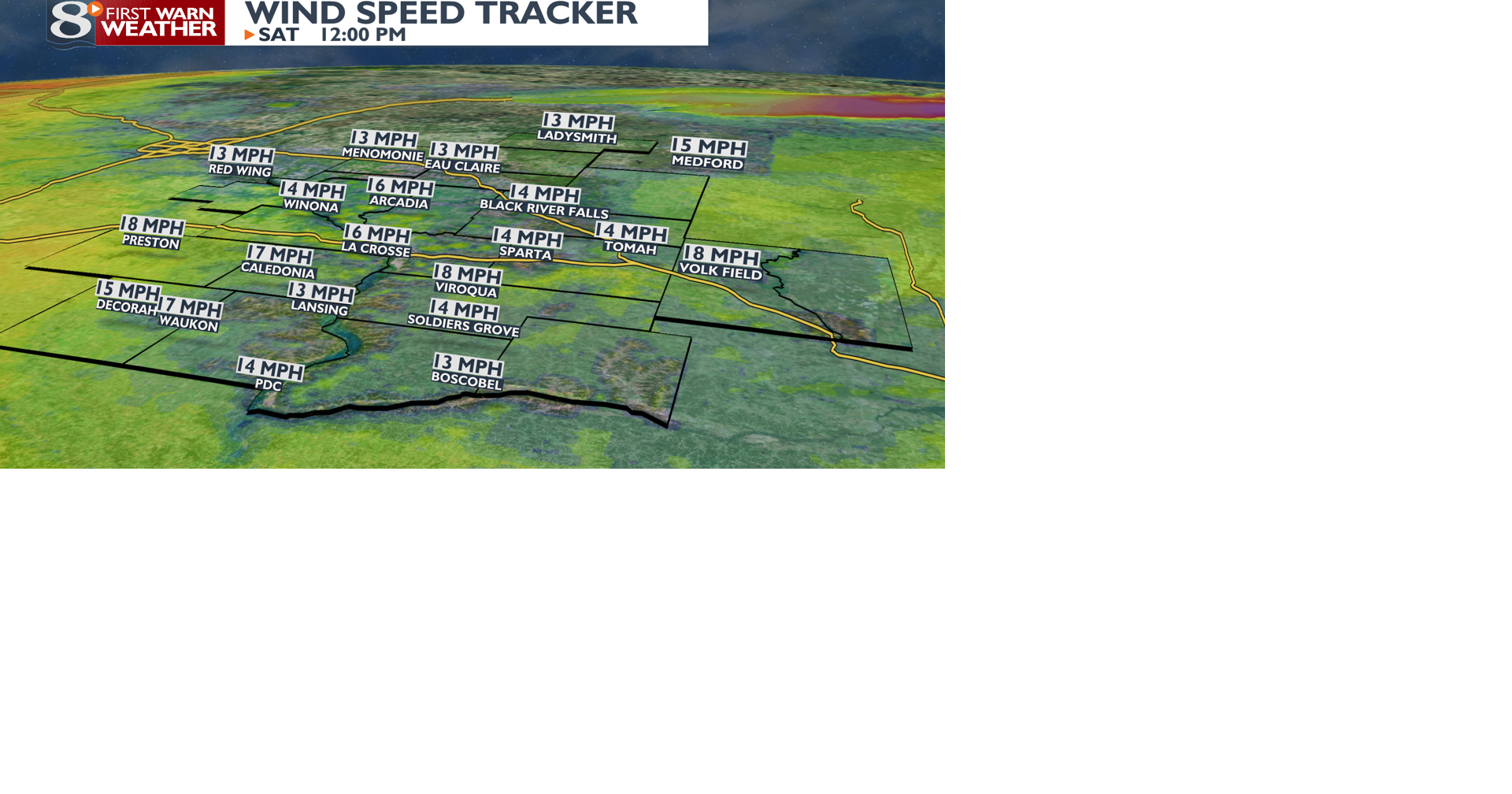 3D Wind Speed Tracker-NDFD.png | | news8000.com