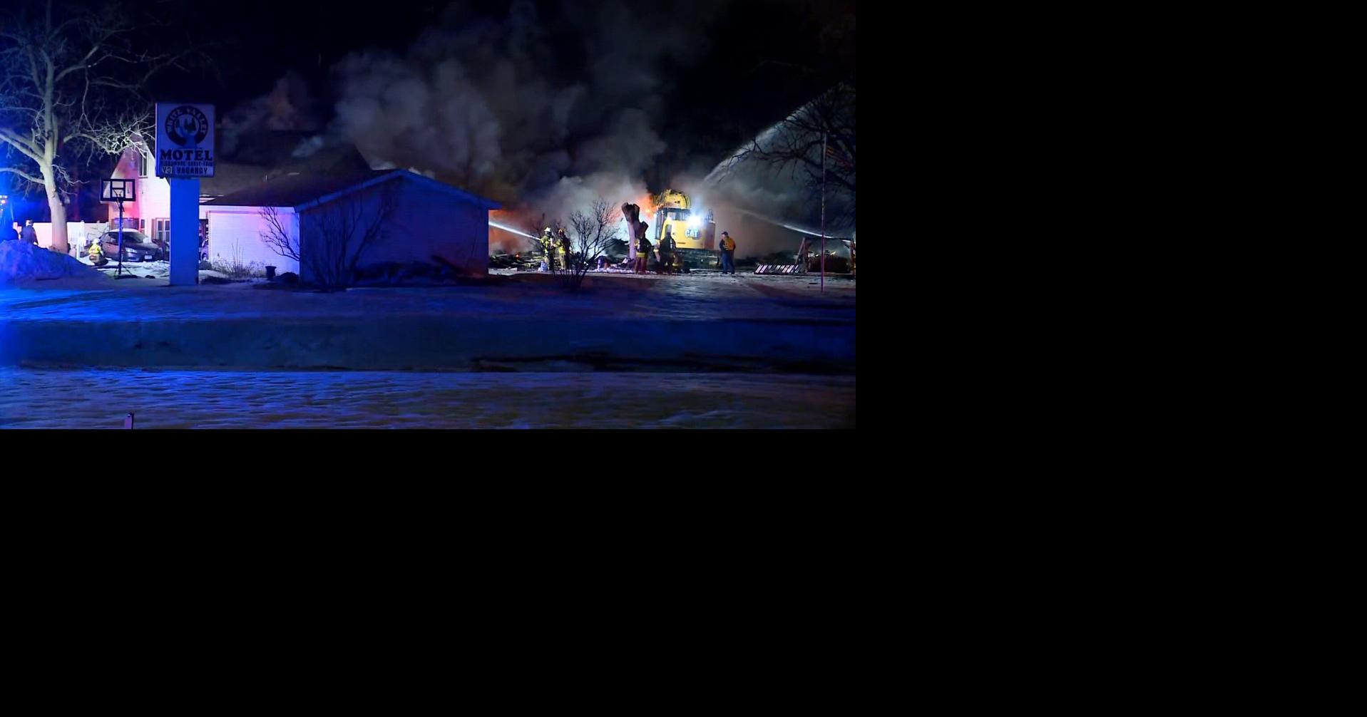 UPDATE: St. Charles motel fire destroys 70% of building | Local News ...
