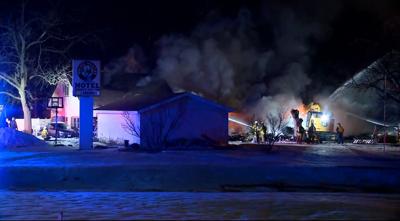 UPDATE: St. Charles motel fire destroys 70% of building | Local News ...