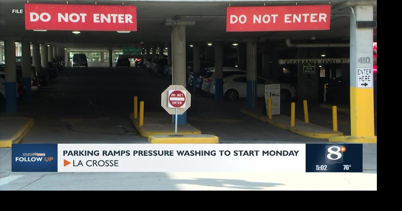 Parking Ramps Pressure Washing to Start Monday | News | news8000.com