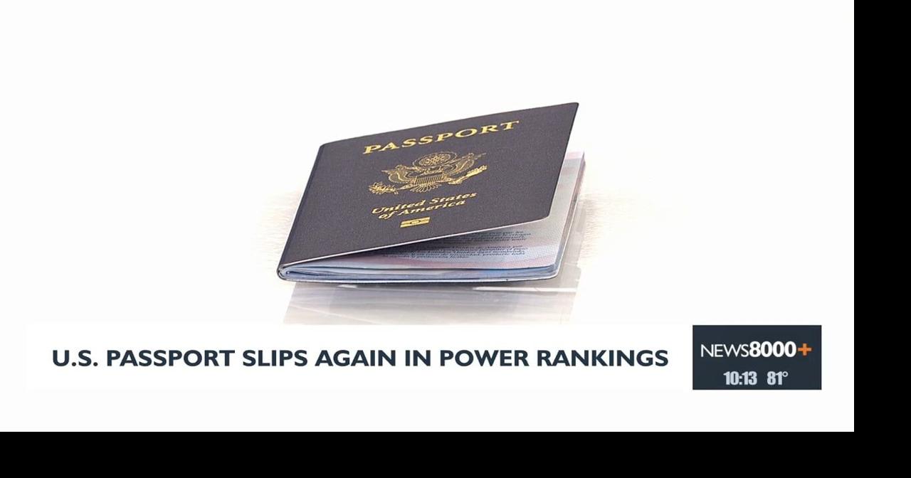 U.S. passport slips again in power rankings | News | news8000.com